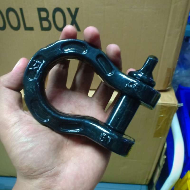 Promo Shackle 3/4 heavy duty kapasitas 5 ton-Shackle model Warn heavy ...