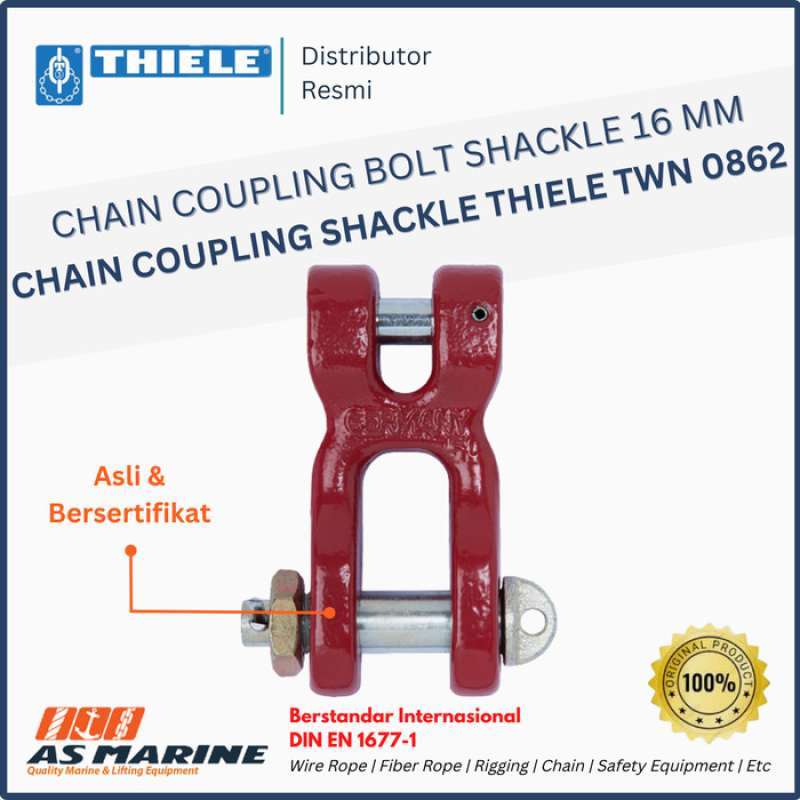 Promo Chain Coupling Bolt Shackle 16 mm THIELE TWN 0862 Diskon 23% di ...