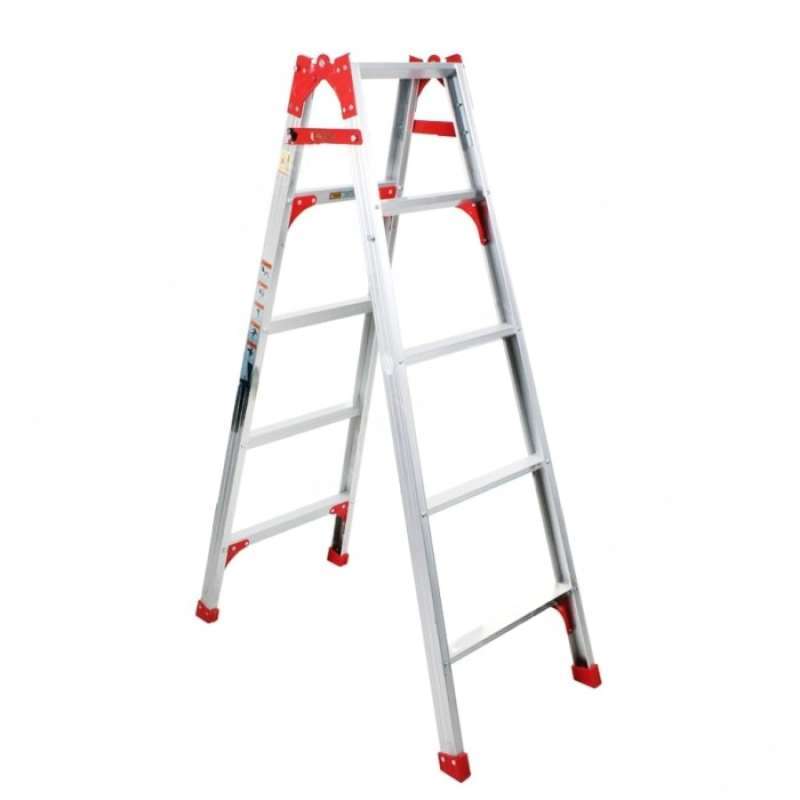 Promo Tangga Aluminium Krisbow 2in1 5 Step 3 Meter Anti Selip Diskon 23 ...