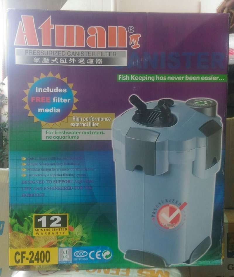 Promo Aquarium Canister Filter External Filter Atman Cf 2400 Diskon 29% ...