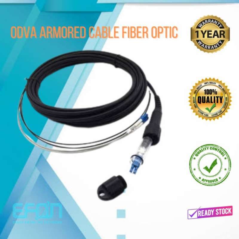 Promo Cpri Odva Armored Cable Fiber Optic 2 Core Singlemode Lc Upc 25 ...