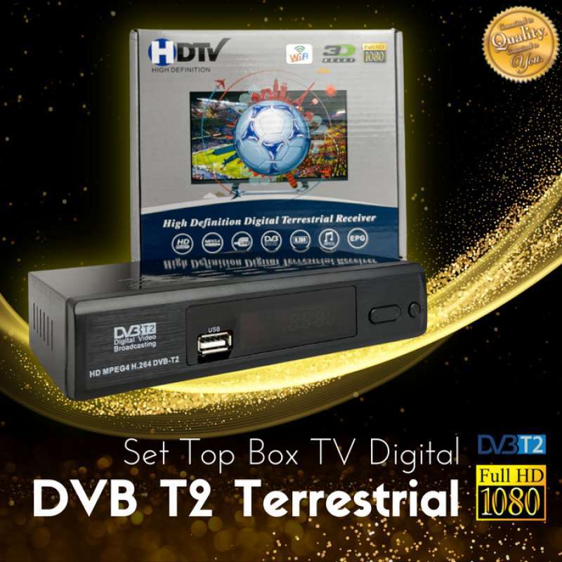 Promo Set Top Box Tv Digital Dvb T2 Terrestrial Diskon 20% di Seller ...