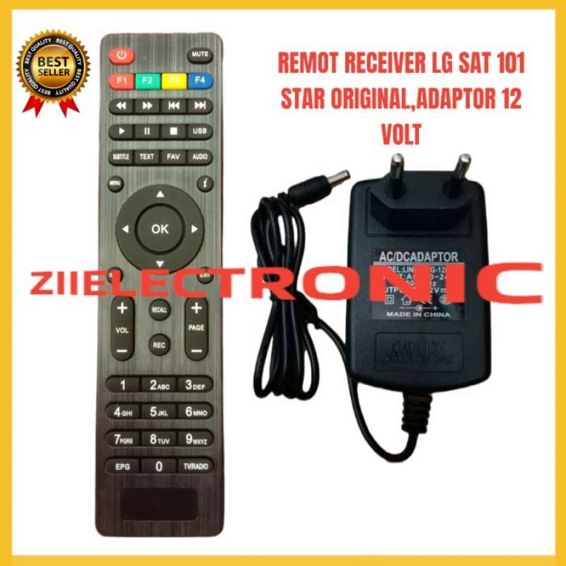 Promo Remot Reciver Parabola Lg Sat Lg 101 Original,Plus Adaptor 12 ...