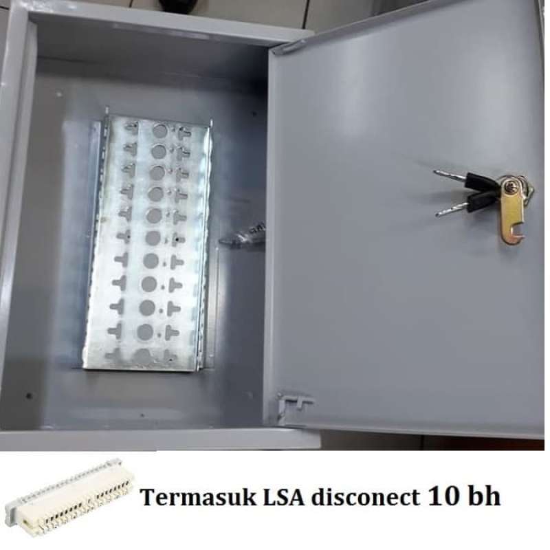 Promo Box Mdf 100 Pair Lengkap /Terminal Box 100 Pair Komplit Lsa Frame ...
