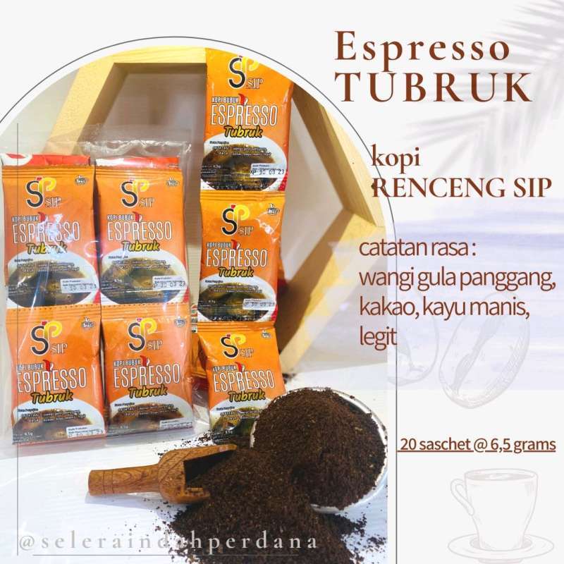 Jual Kopi SIP - Espresso Tubruk di Seller SIP.KOPI Official Store - Pekojan, Kota Jakarta Barat ...