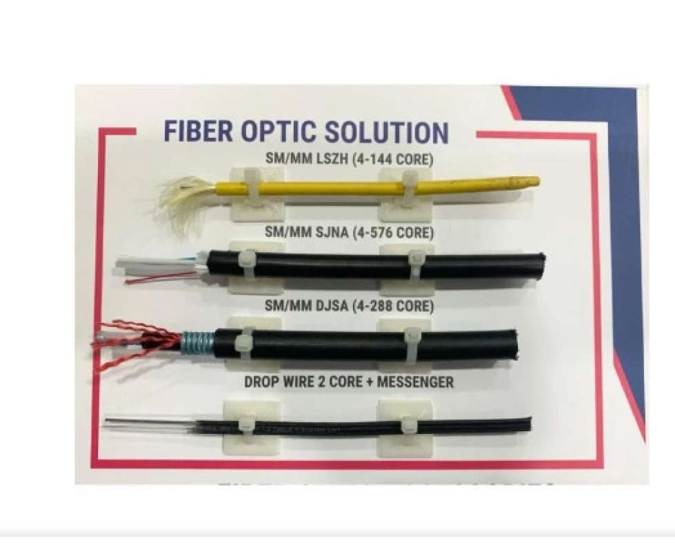 Promo Ls Fiber Optic Cable 12 Core Multimode Om3 Djsa/ Double Jacket ...