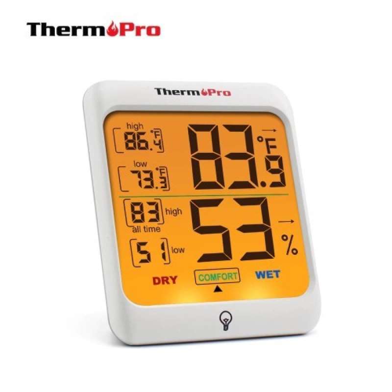 Promo Thermopro Tp-53 Higrometer Thermometer Termometer Dapur Indoor ...