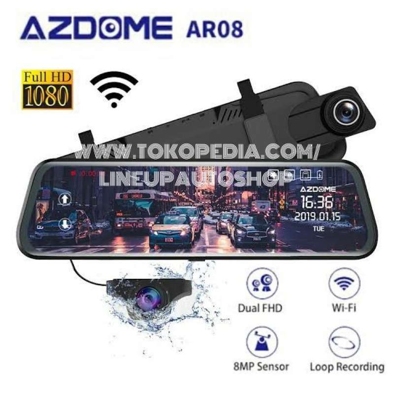 Promo Azdome Ar08 Dashcam Wifi Adas Dash Camera Mobil Spion Kamera ...