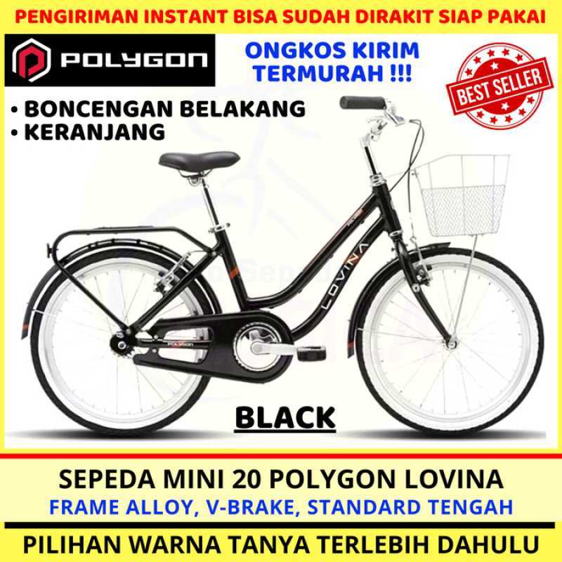 Jual sepeda mini city bike 20 inch polygon lovina sepeda keranjang ...