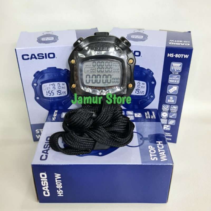 Jual stopwatch casio hs 80 - alat pengukur waktu di Seller Thalassaa Shop - Wanasari, Kab ...