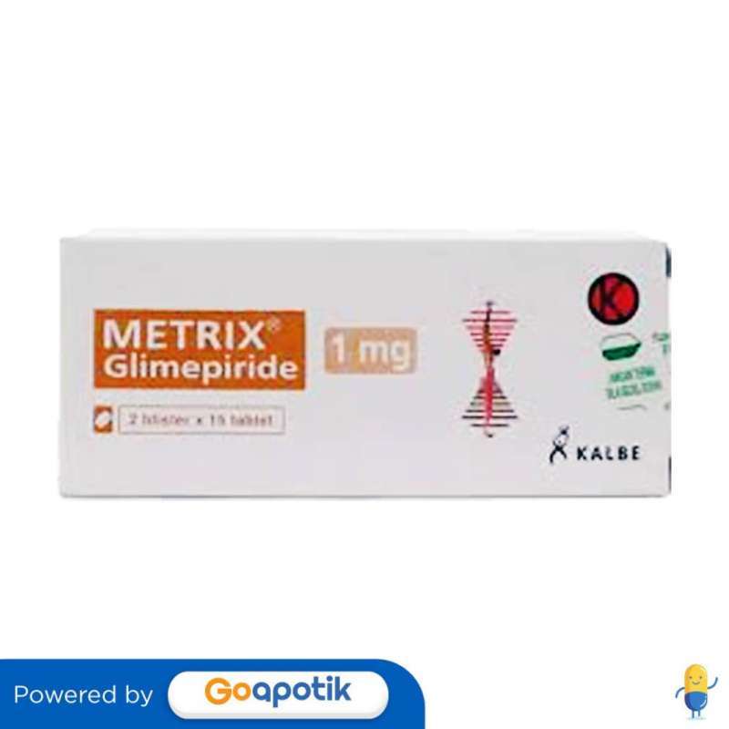 Jual METRIX 1 MG BOX 30 TABLET di Seller Apotek Nurahmi - Ciwaringin ...