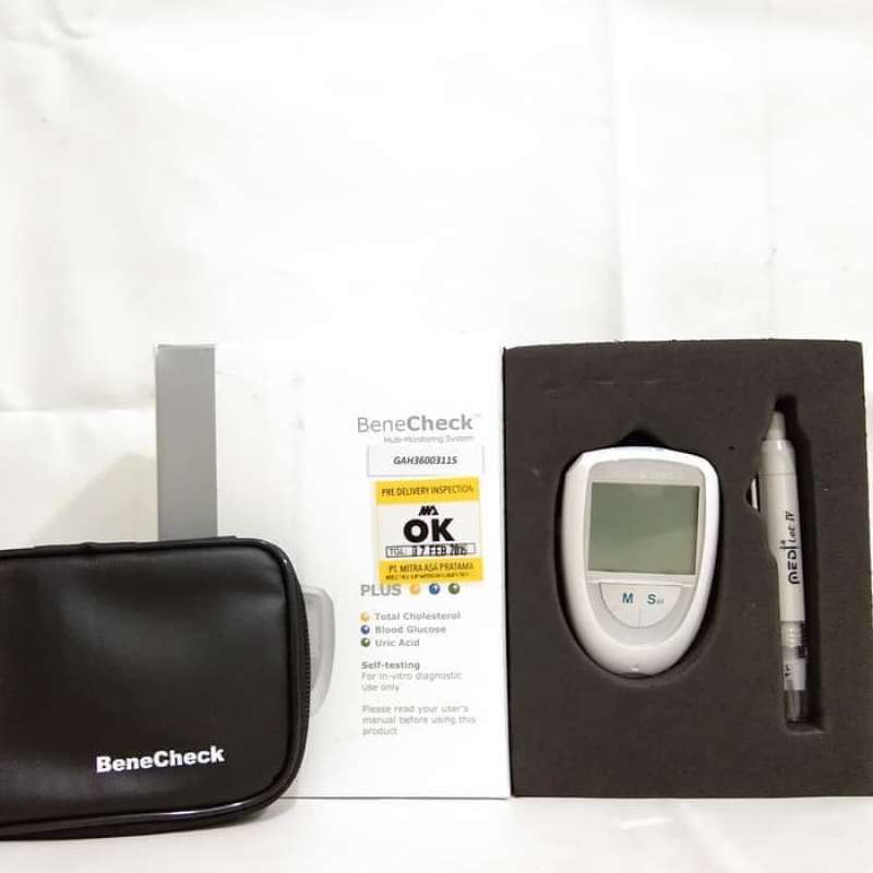 Promo Alat Benecheck 3in1 Gcu ( Tanpa Strip ) Benecheck Alat Test Darah ...