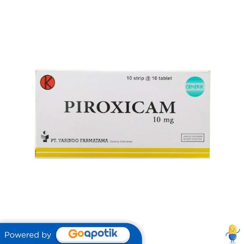 Jual Piroxicam Yarindo 10 Mg Box 100 Tablet Di Seller Apotek Bumiku ...