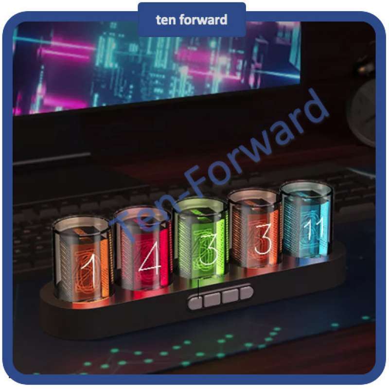 Promo Rgb Led Clock Rainbow Time (type 2) - Jam Meja Nixie Tube Diskon 23% Di Seller Wana Store ...