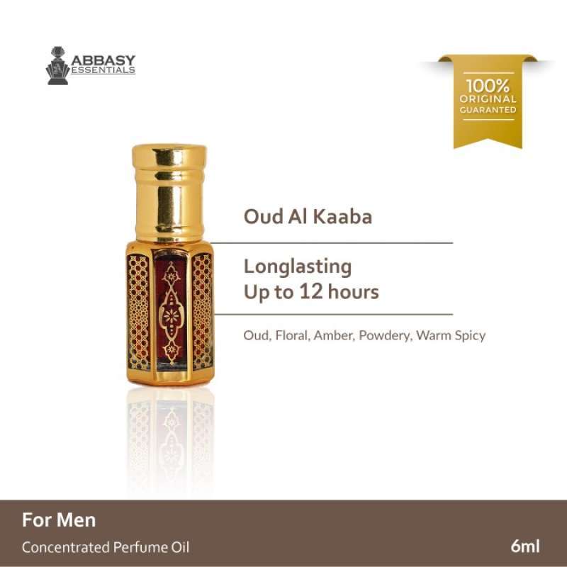 Jual 6ml Oud Al Kaaba Concentrated Perfume Oil Aroma Hajar Aswad Asli ...