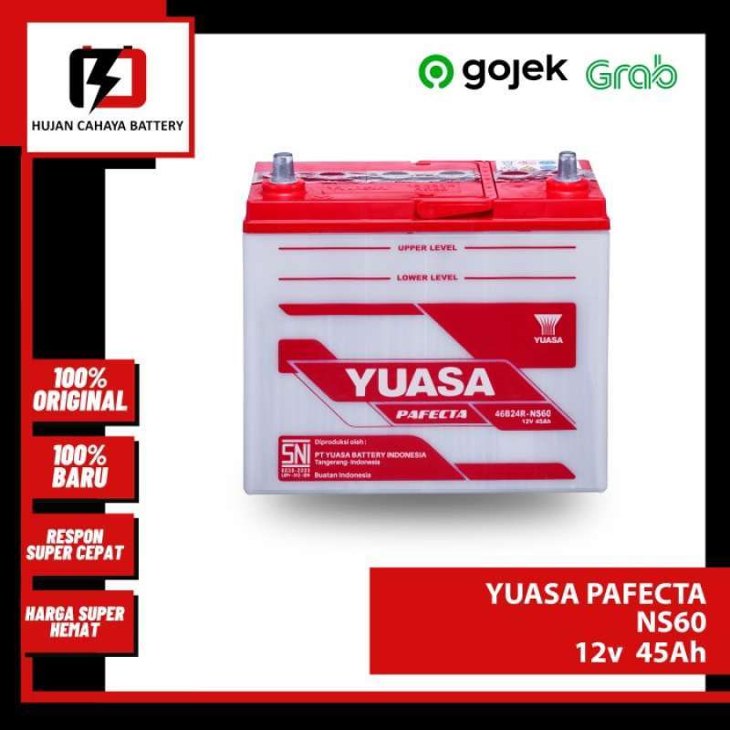 Promo Aki Mobil YUASA PAFECTA NS60 / NS-60 / NS 60 - Aki TOYOTA AVANZA Diskon 20% di Seller Alfa ...