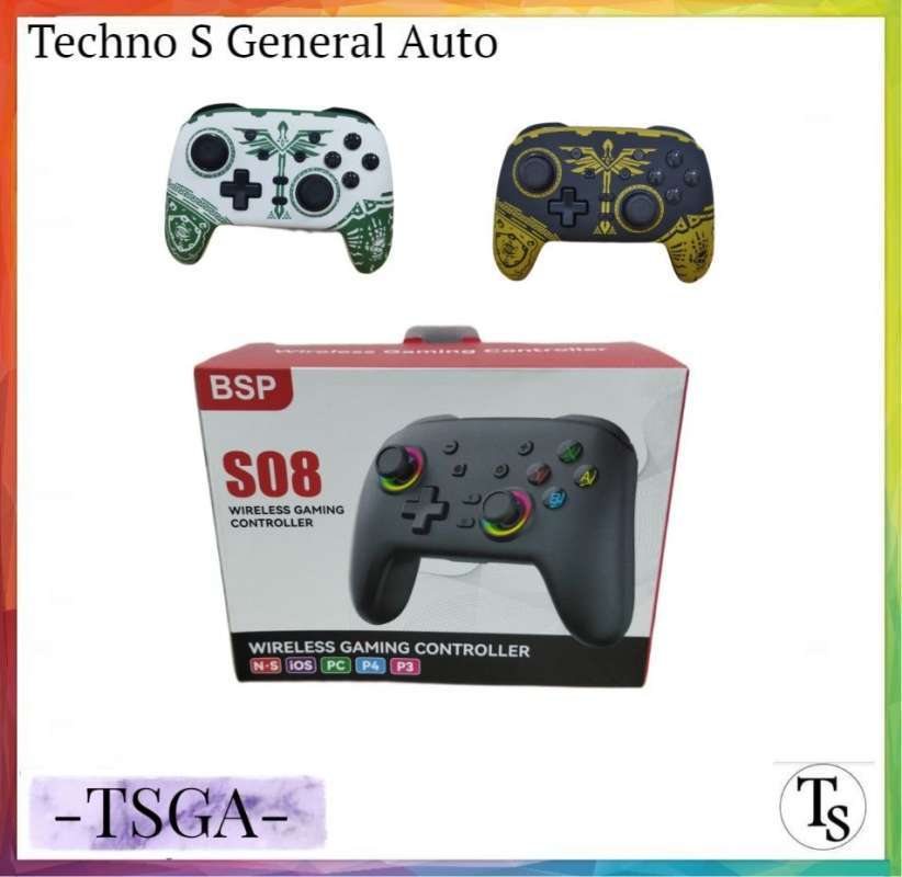 Promo Bsp S08 Zelda Totk For Switch Ps4 Ps3 Wireless Gaming Pro ...