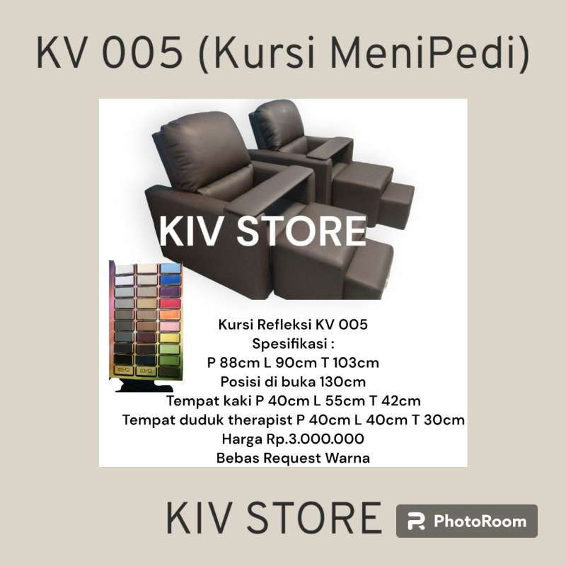 Jual produksi kursi pijat atau bangku refleksi bahan fiberglass - KV 005 di Seller KIV STORE ...