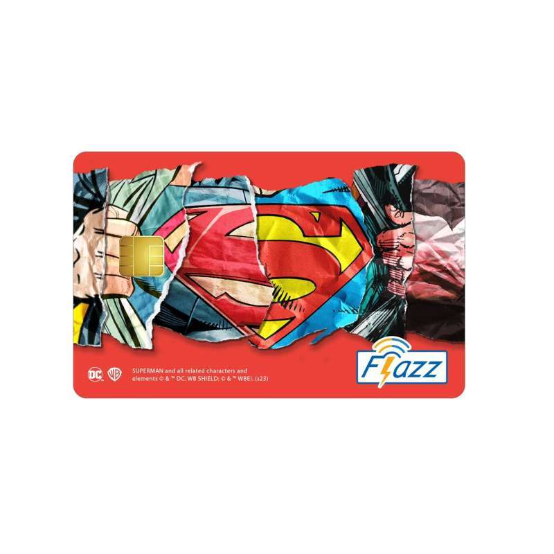 Jual Kartu Flazz Limited Edition Superman Red Logo GEN 2 di Seller ...