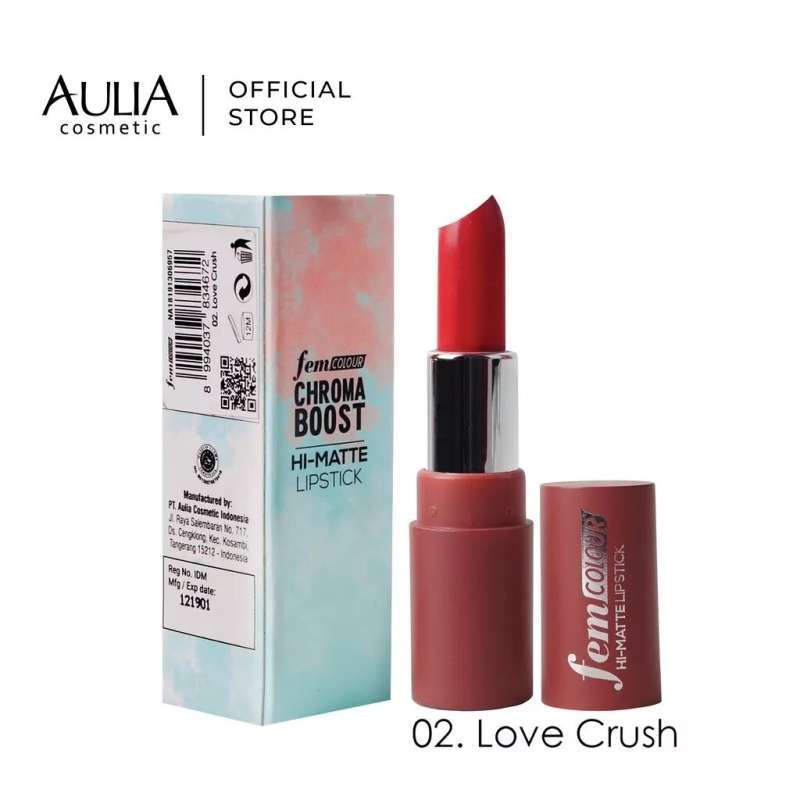 Jual AULIA - Fem Colour Chroma Boost Hi-Matte Lipstick di Seller Ophire ...
