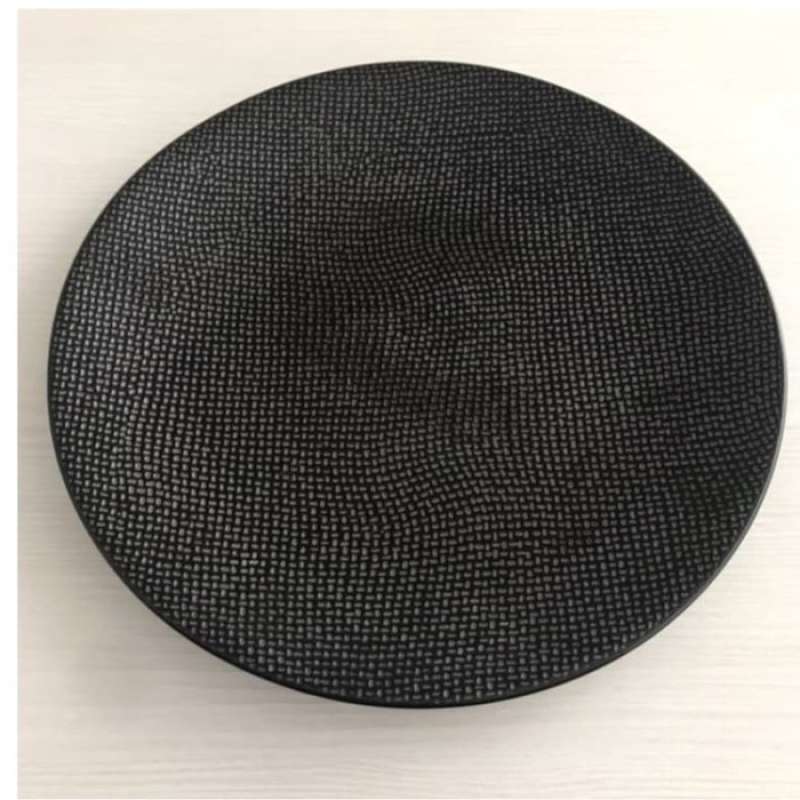 Promo Piring Keramik Cantik Dengan Warna Hitam Bercorak Ready Stock ...