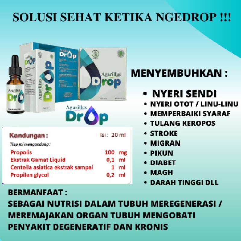 Jual Agarillus Drop Super Collagen Menyembuhkan Segala Macam Penyakit ...