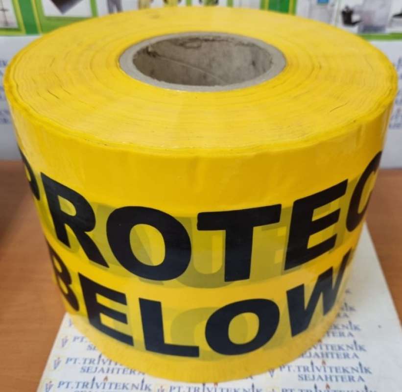 Promo Warning Tape Caution Cathodic Protection Under Ground,tanda ...