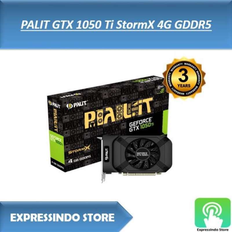 Promo Palit Gtx 1050 Ti Stormx 4g Gddr5 Diskon 23% Di Seller Xixistore ...