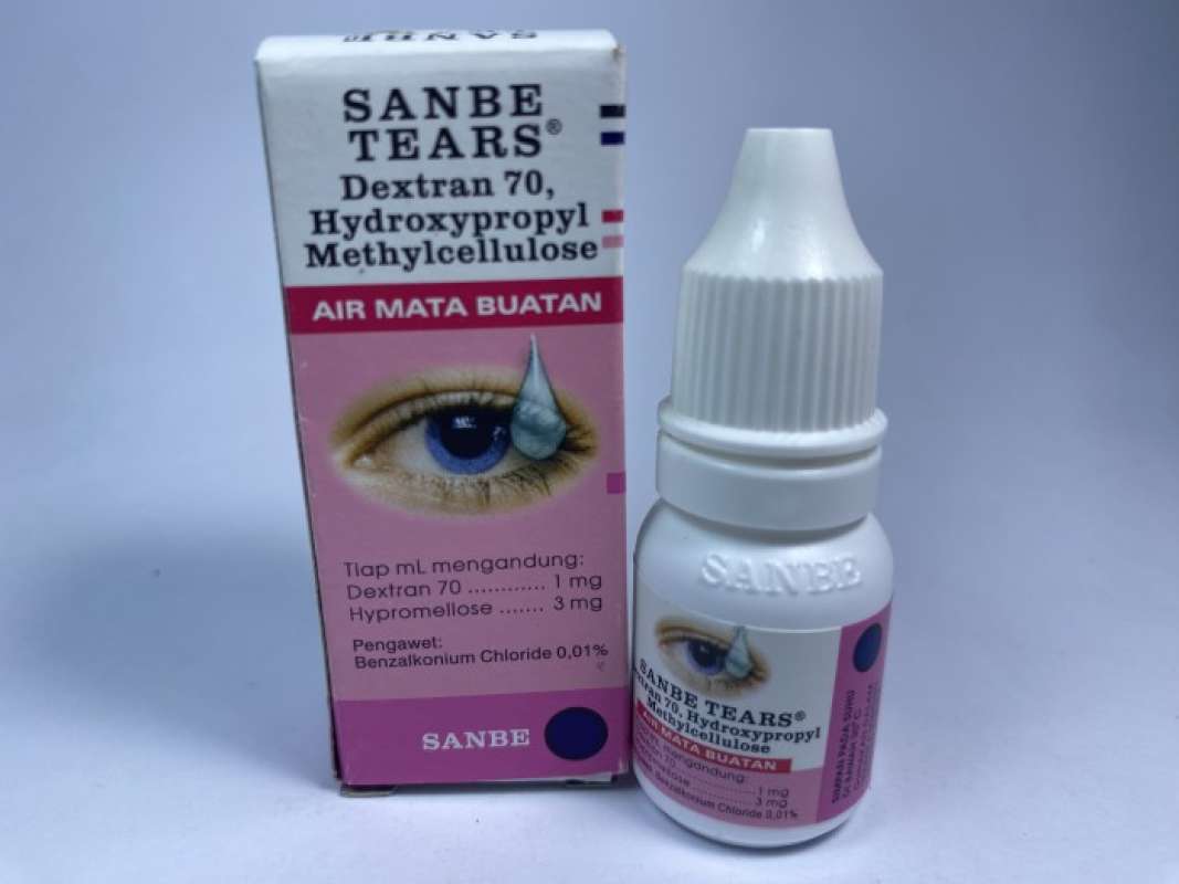 Jual Sanbe Tears 8ml Obat Tetes Mata Akibat Iritasi Ringan, Kena Angin ...