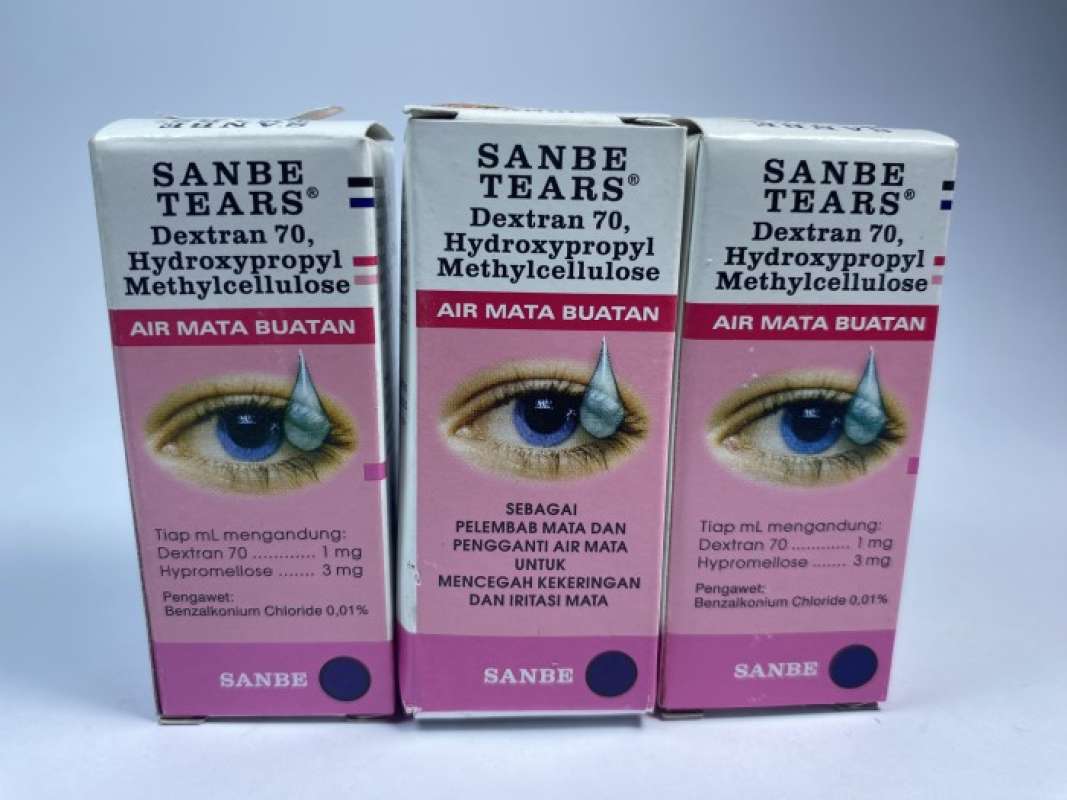 Jual Sanbe Tears 8ml Obat Tetes Mata Akibat Iritasi Ringan, Kena Angin ...