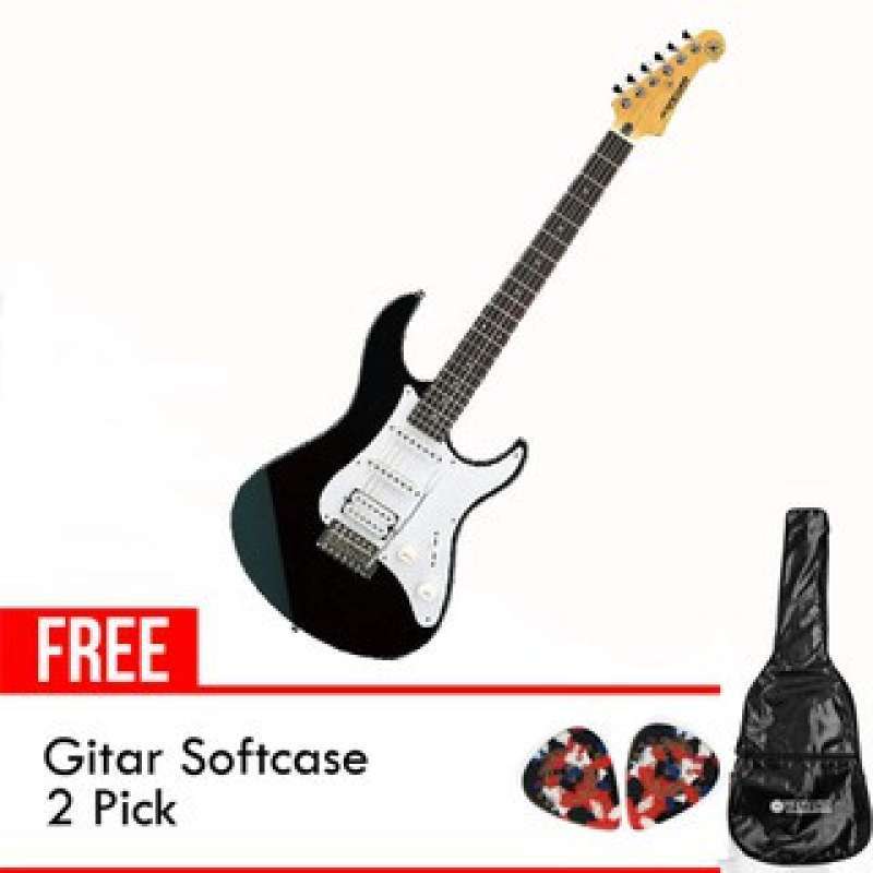 Promo Yamaha Gitar Electric PACIFICa 112J - Hitam + Softcase & 2 pick ...