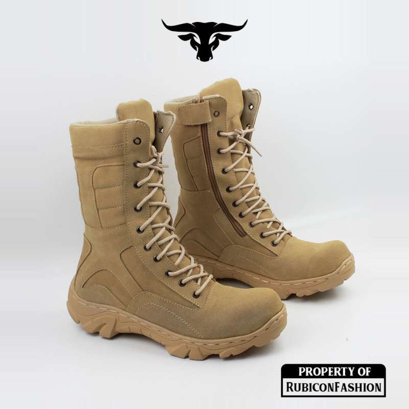 Promo BOSSINDO - Sepatu Pdl Cyber Cream Gurun Boots Tactical Pria ...