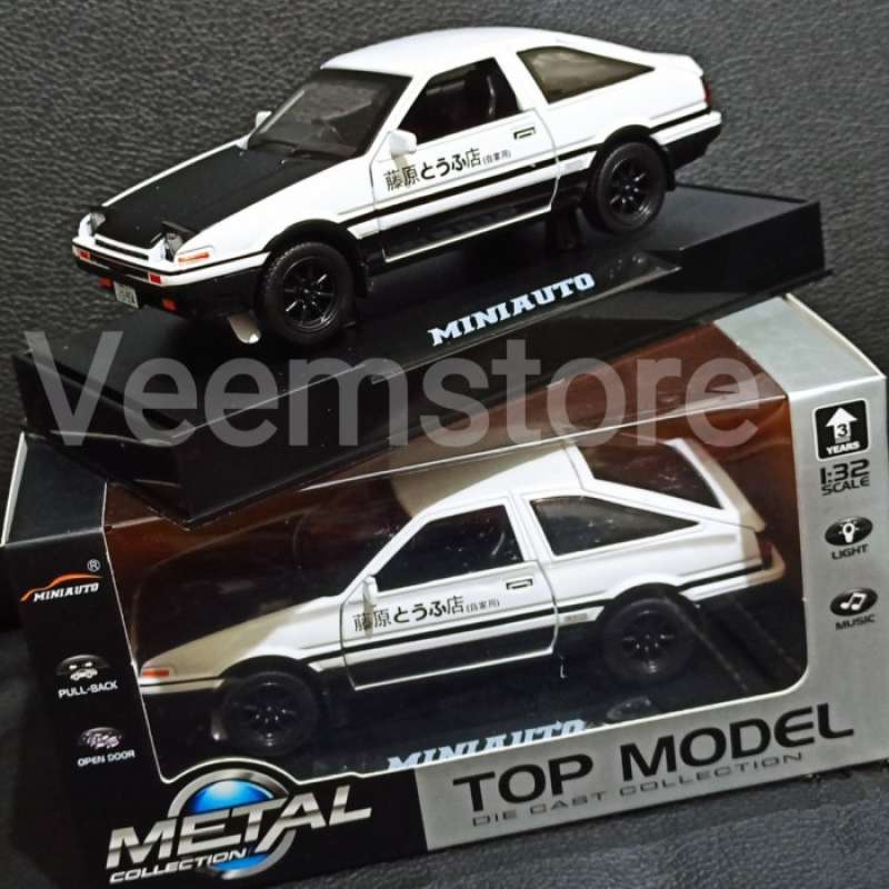 Promo Die Cast 1:32 Toyota Trueno Ae86 [miniauto]open All Doors. Diskon ...