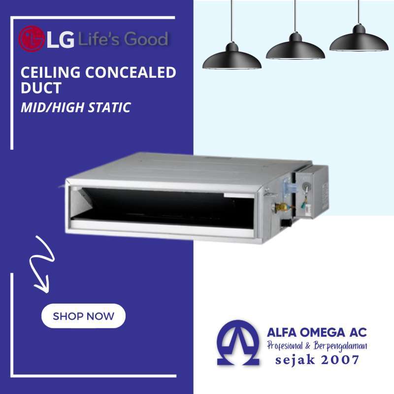 Jual LG CEILING CONCEALED DUCT STANDARD MID/HIGH STATIC ZBNQ24GM1A0 ...