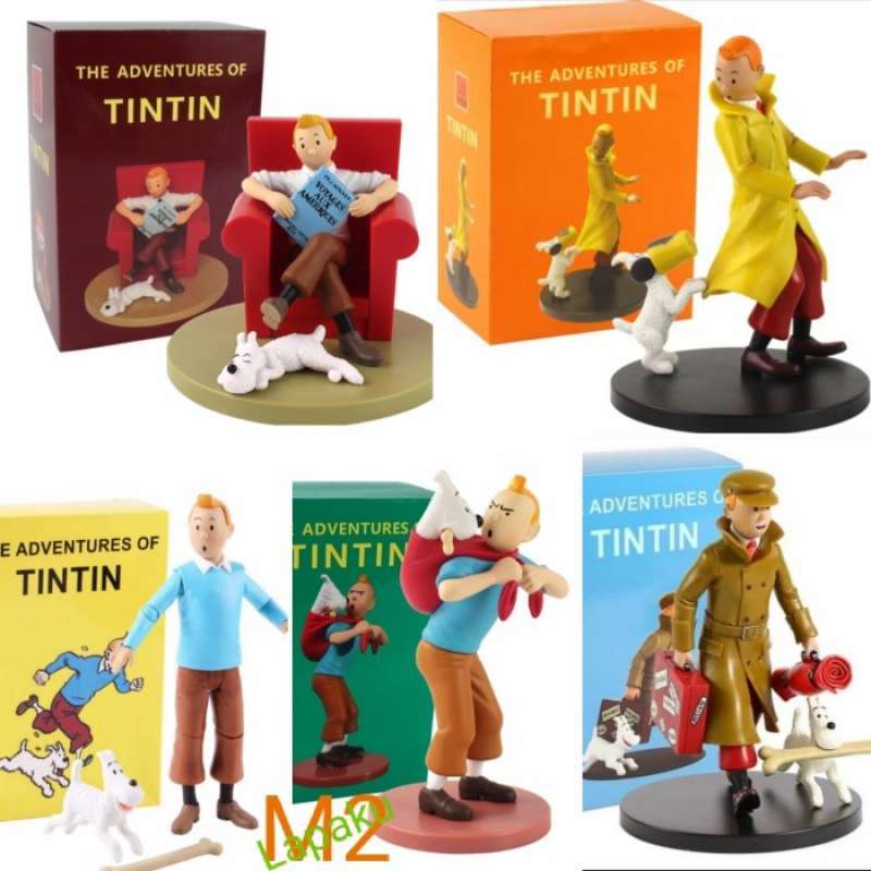 Promo The Adventure Of Tintin Series Action Figure Diskon 23% Di Seller ...