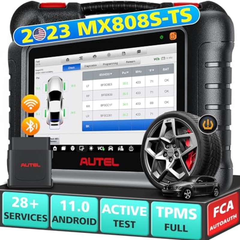 Promo Autel MaxiCheck MX808S-TS, 2023 Android 11 Based TPMS Relearn ...