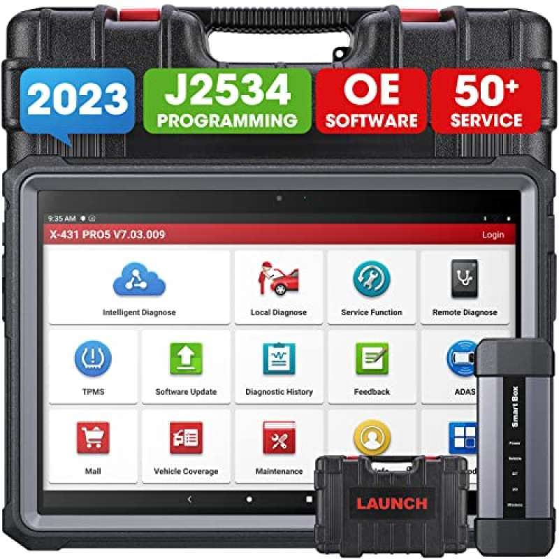 Jual LAUNCH X431 PRO5 Elite,J2534 Reprogramming Tool, Topology Mapping OBD2 Scanner Diagnostic ...