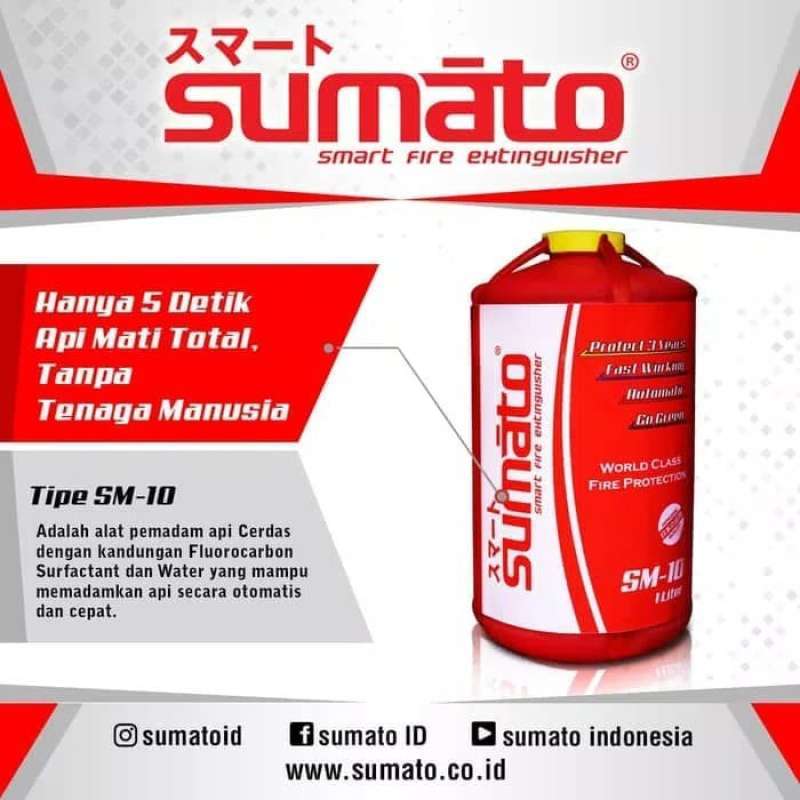 Promo Sumato 1 Liter Sm-10 Alat Pemadam Api Otomatis Tabung Apar Diskon ...