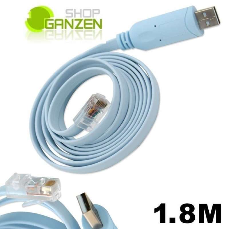 Promo Kabel Console Ftdi Usb To Rj45 1,8 Meter Diskon 23% Di Seller ...