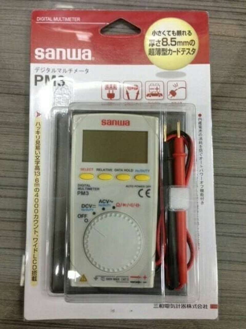 Jual Multitester Digital / Digital Multimeter Sanwa Pm3 Di Seller ...