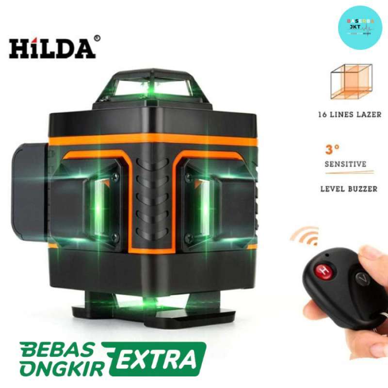 Jual Pengukur Dimensi Mesin Self Leveling Laser 4D 16 Line Level Sensor ...