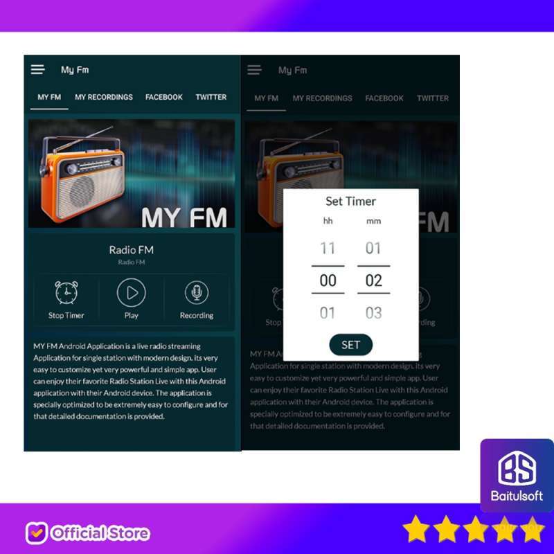 Promo SOURCE CODE APLIKASI ANDROID MY FM APP BY BAITULSOFT Diskon 96% di Seller Baitulsoft ...