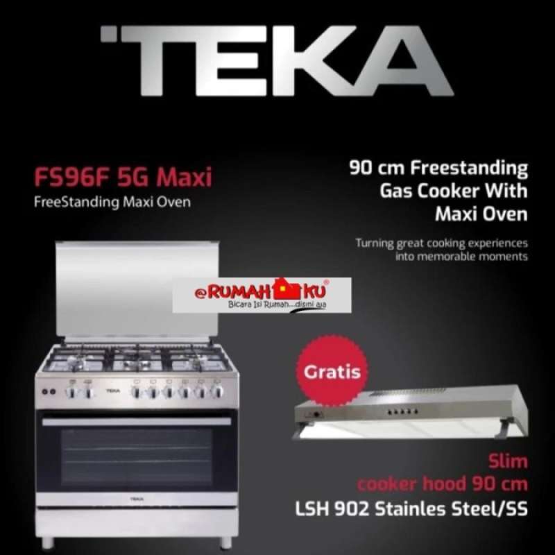 Promo Teka Freestanding Cooker Fs96f 5g Maxi Diskon 5% Di Seller Sling ...