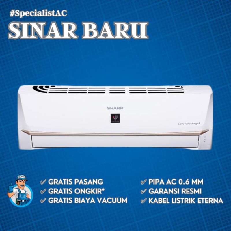 Jual AC SHARP 1/2PK - AH-AP5UHL - PLASMACLUSTER + PASANG di Seller Sinar Baru Jakarta - Jembatan ...