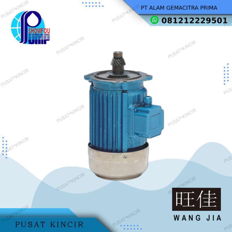 Jual Dinamo/Motor Kincir Air Tambak Wang Jia 4 Spline 1 HP 3 Ph Nylon ...