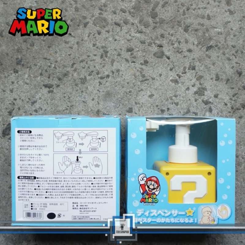 Jual Super Mario Soap Dispenser Star Foam Tempat Botol Sabun Japan ...