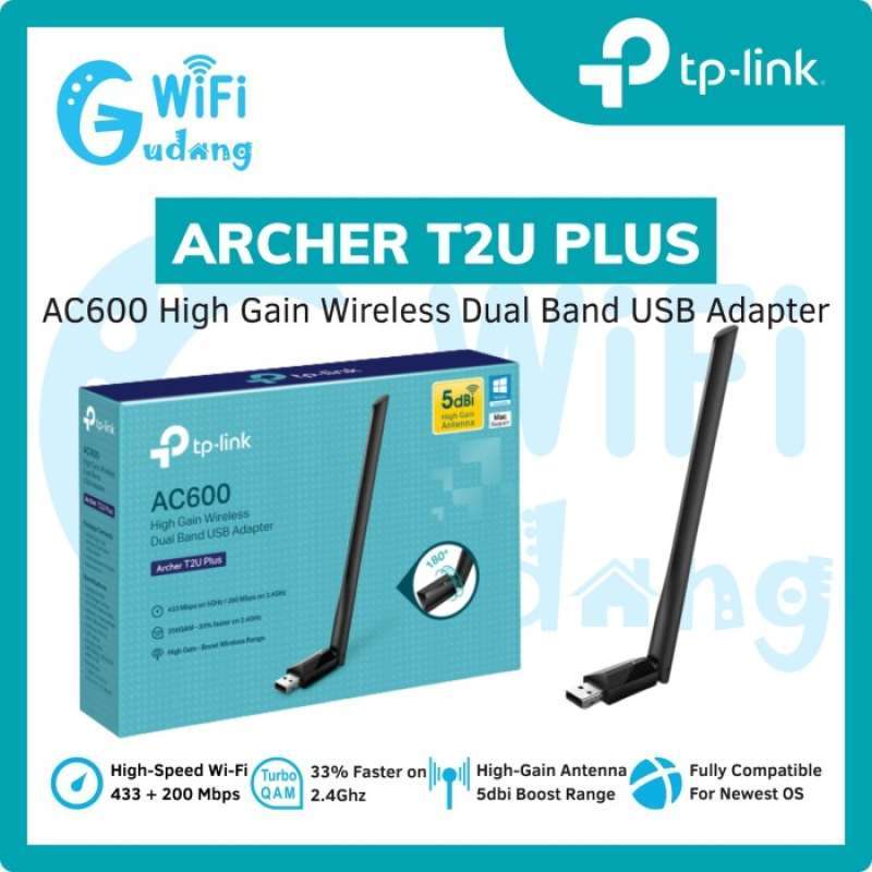 Promo Archer T2U Plus AC600 High Gain Wireless Dual Band USB Adapter ... Promo Archer T2U Plus AC600 High Gain Wireless Dual Band USB Adapter ...