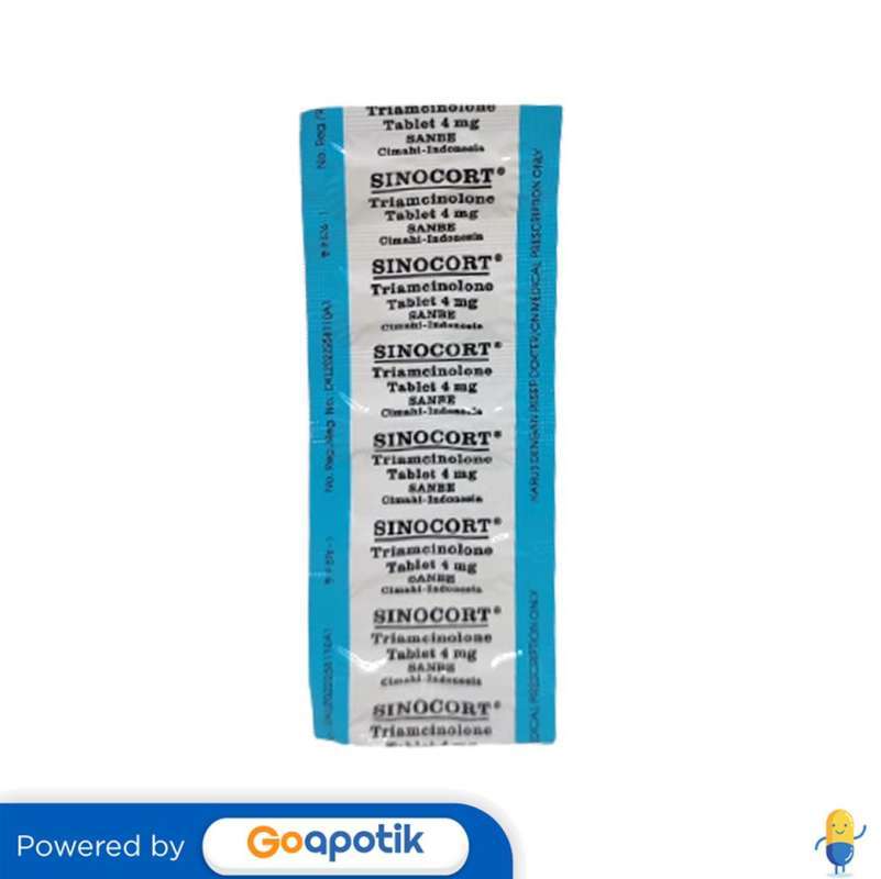 Jual SINOCORT 4 MG STRIP 10 TABLET di Seller Apotek Meri Medica - Karya ...