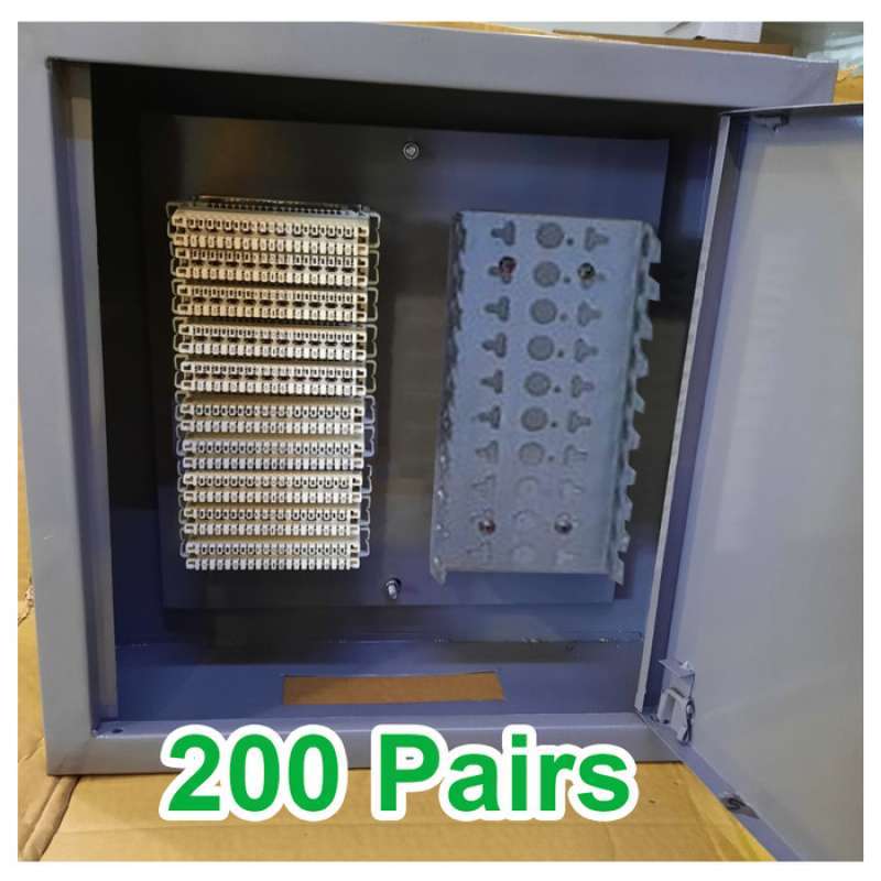 Promo Terminal Box Mdf 200 Pairs Komplit Frame Lsa Diskon 23% Di Seller ...