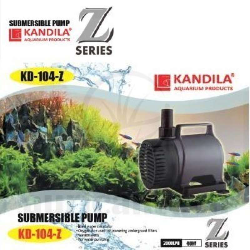 Promo KANDILA Z SERIES KD -104 SUBMERSIBLE PUMP 40 WATT POMPA AQUARIUM Diskon 23% di Seller ...